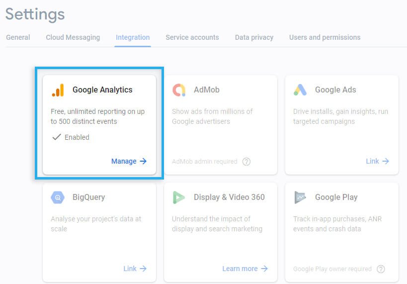 6 steps to configure Firebase Analytics tracking